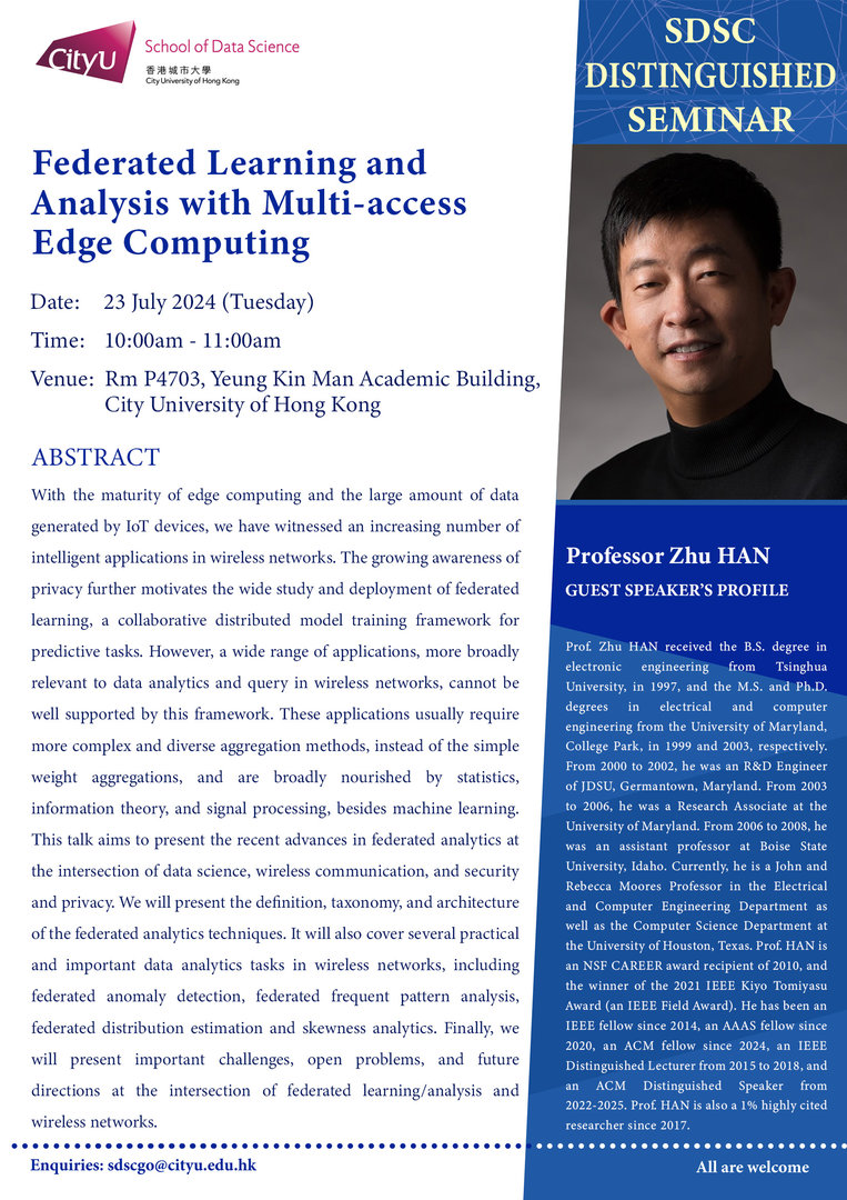 Federated Learning and Analysis with Multi-access Edge Computing ...